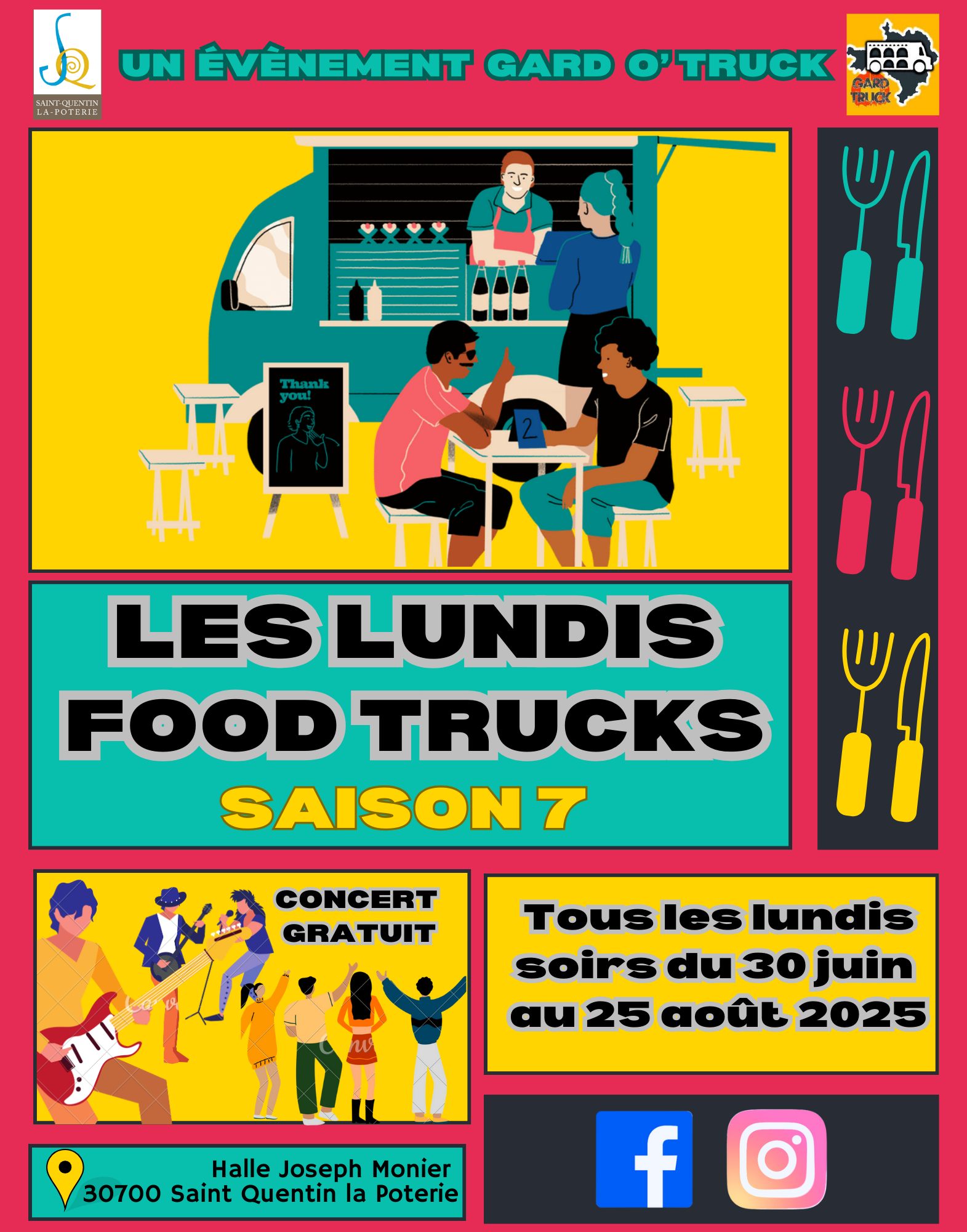 Les Lundis Food Trucks - Conseil départemental du Gard